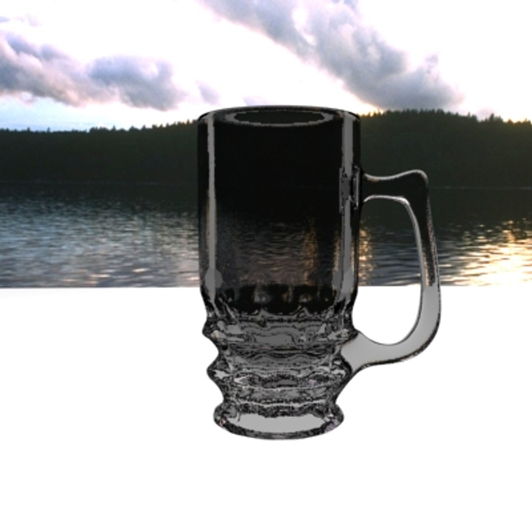 3d Pint Glass Model