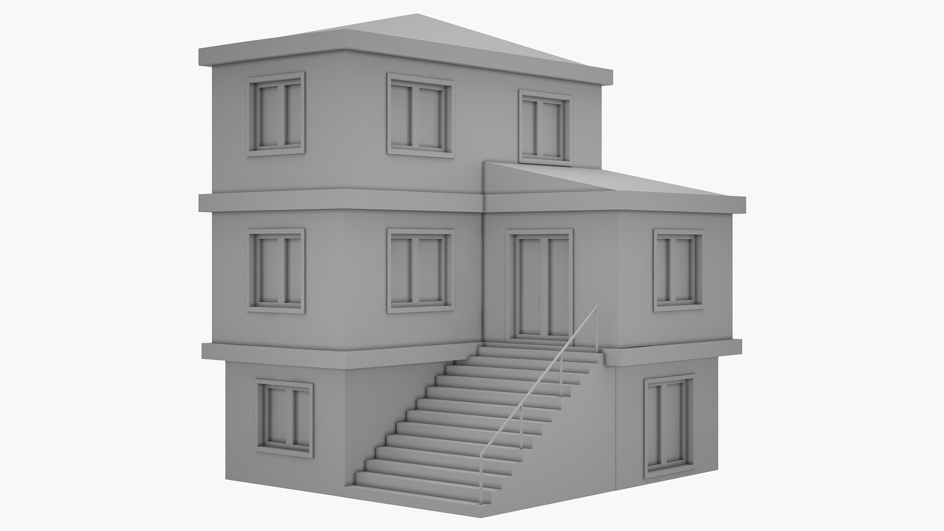 3D Country House 01 - TurboSquid 1868094