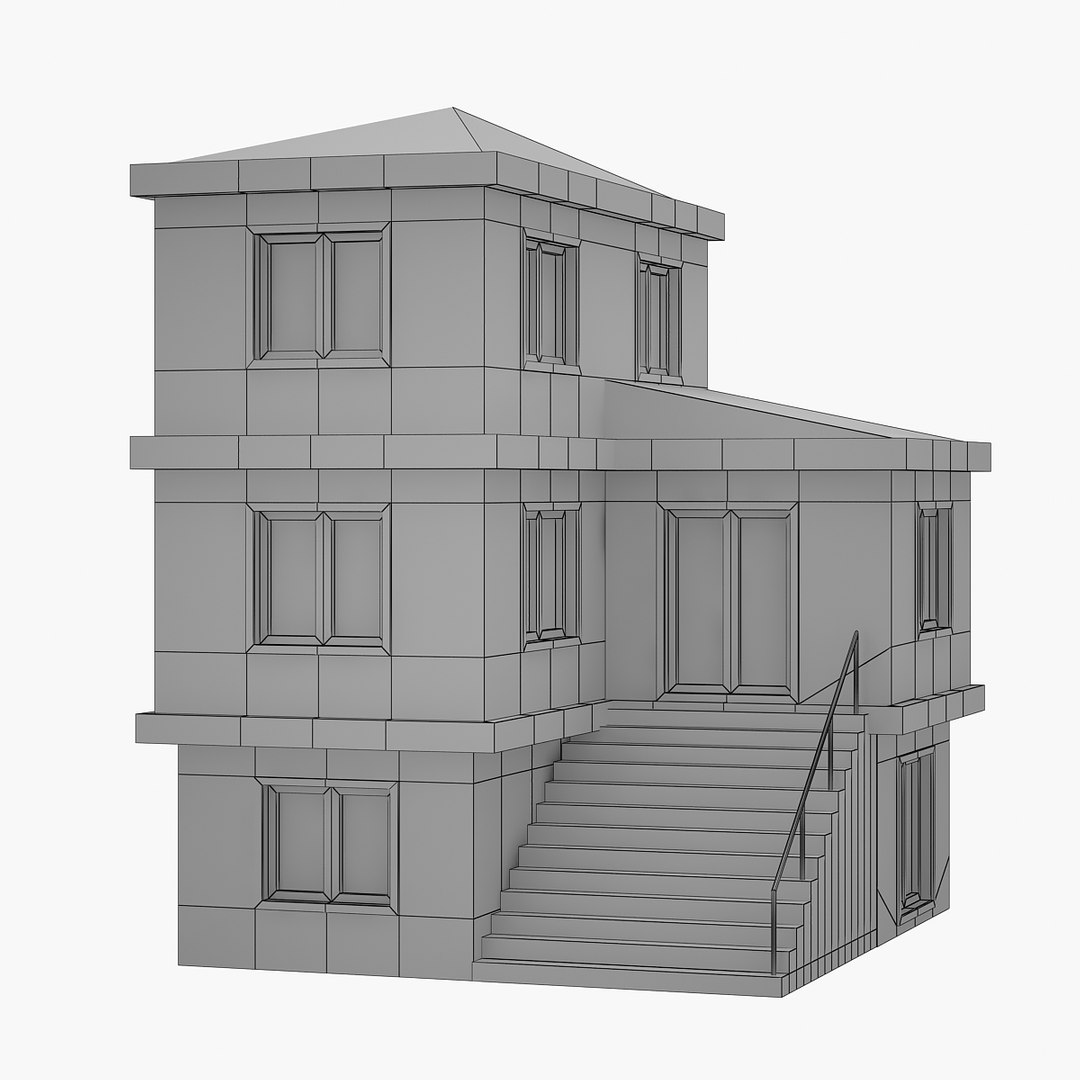 3D Country House 01 - TurboSquid 1868094