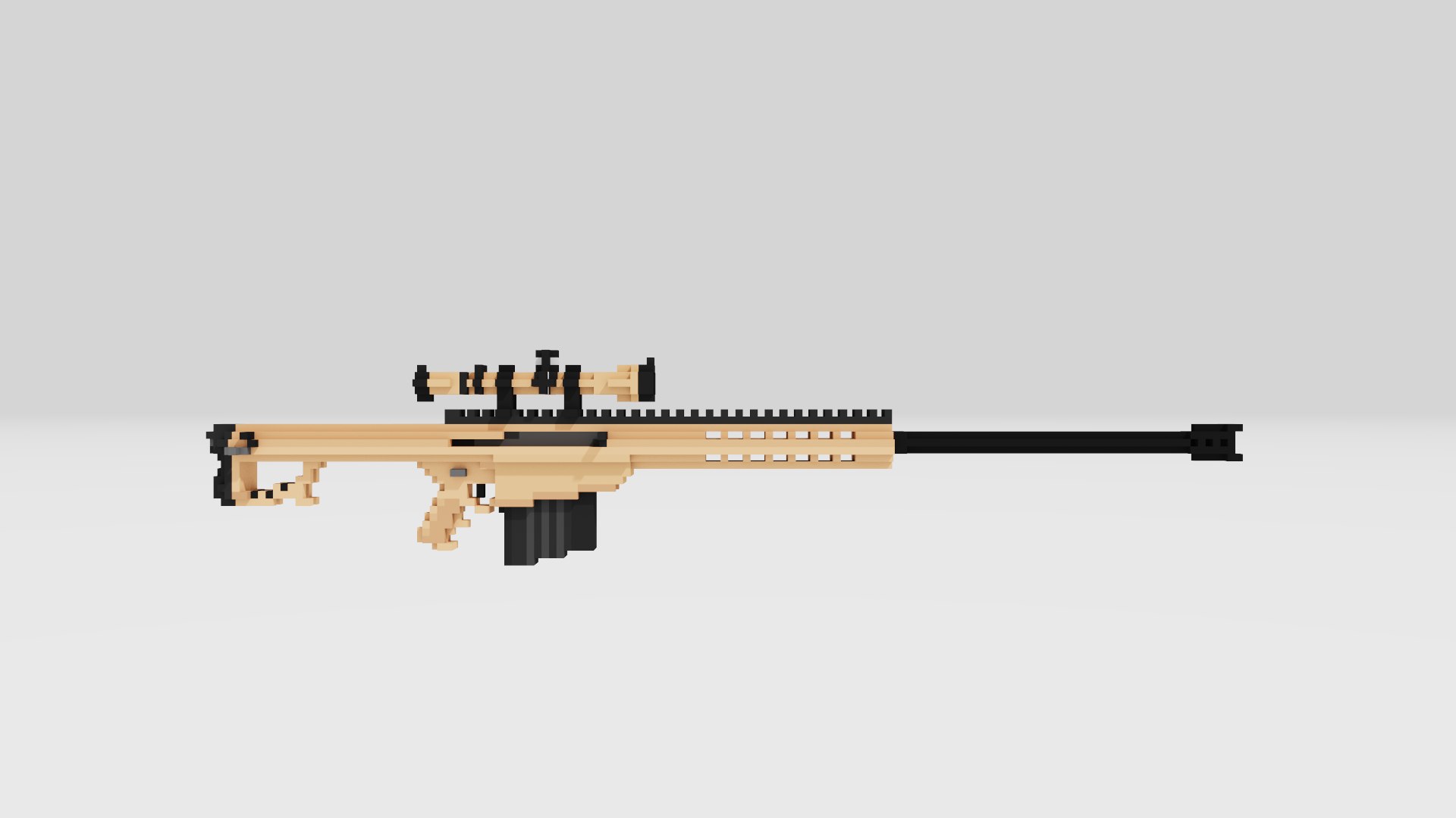 3D BARRETT M82 Model - TurboSquid 2116851