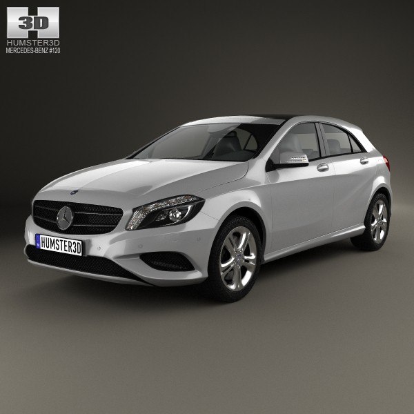 benz mercedes a-class 3d model