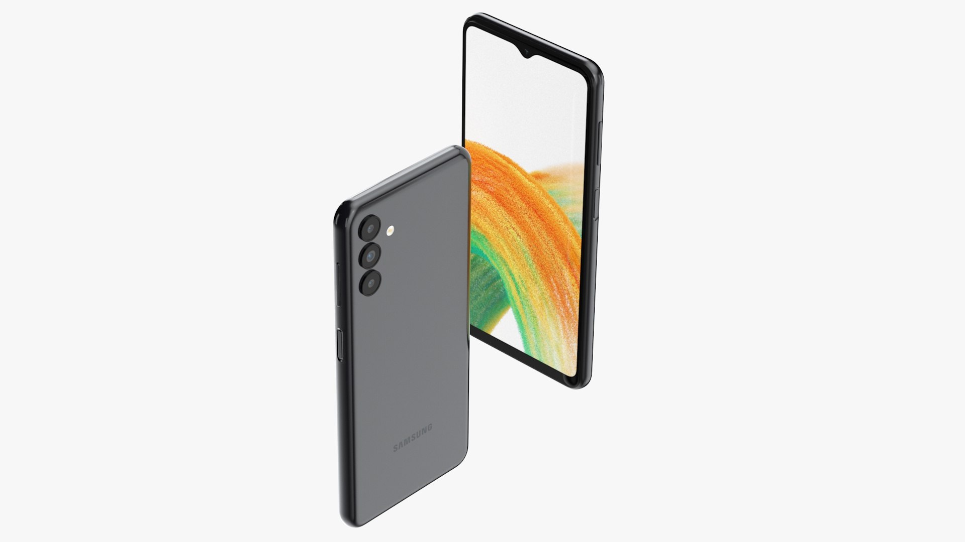 3D Samsung Galaxy A04 Black Model - TurboSquid 1951878