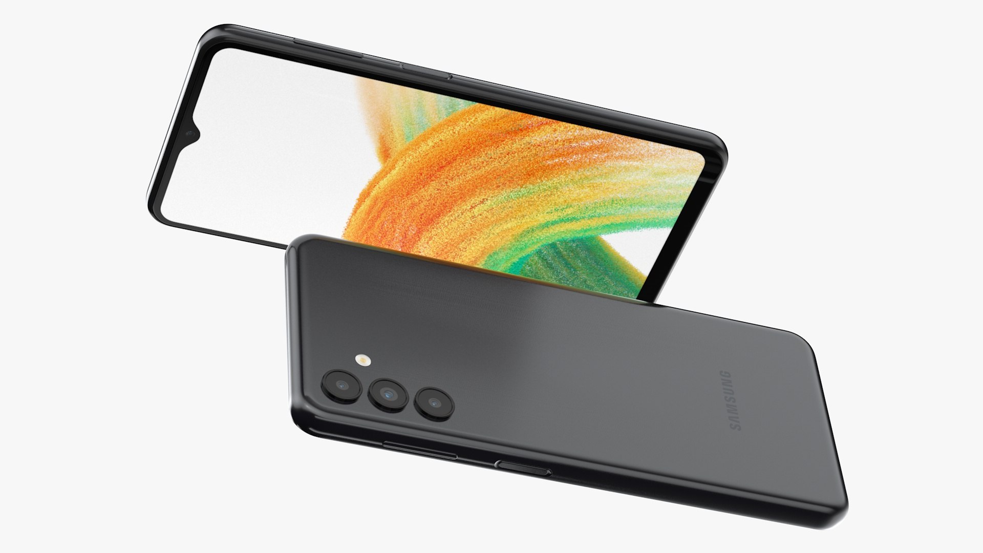 3D Samsung Galaxy A04 Black Model - TurboSquid 1951878