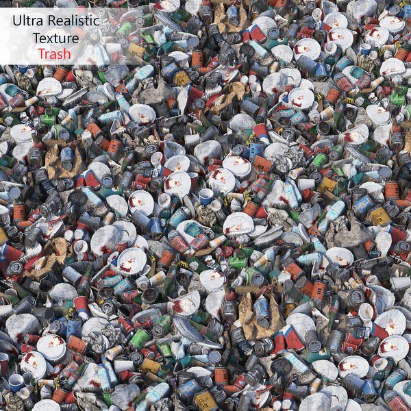 Ultra realistic Textures Trash Set 3D - TurboSquid 1758545