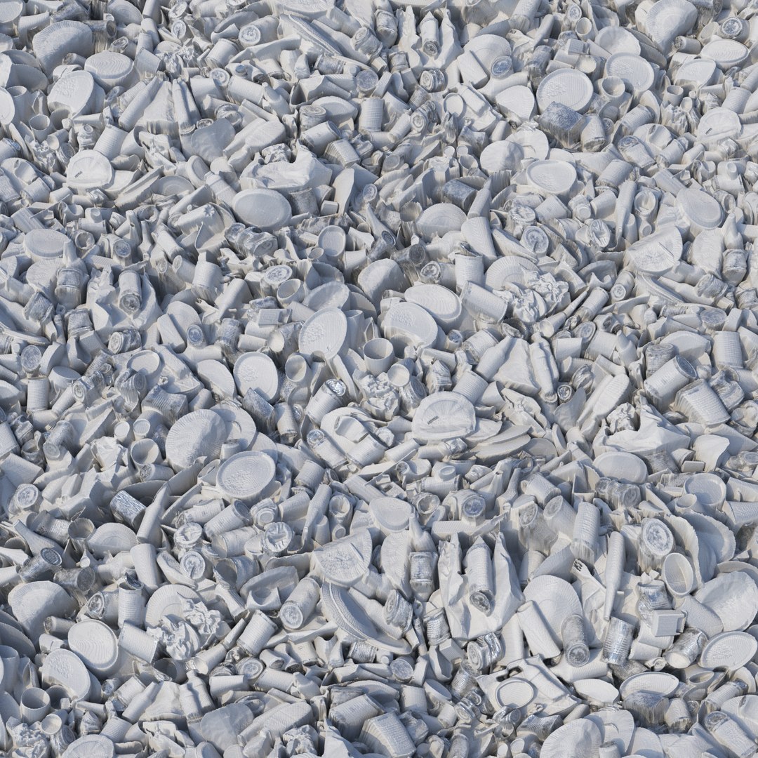 Ultra Realistic Textures Trash Set 3D - TurboSquid 1758545