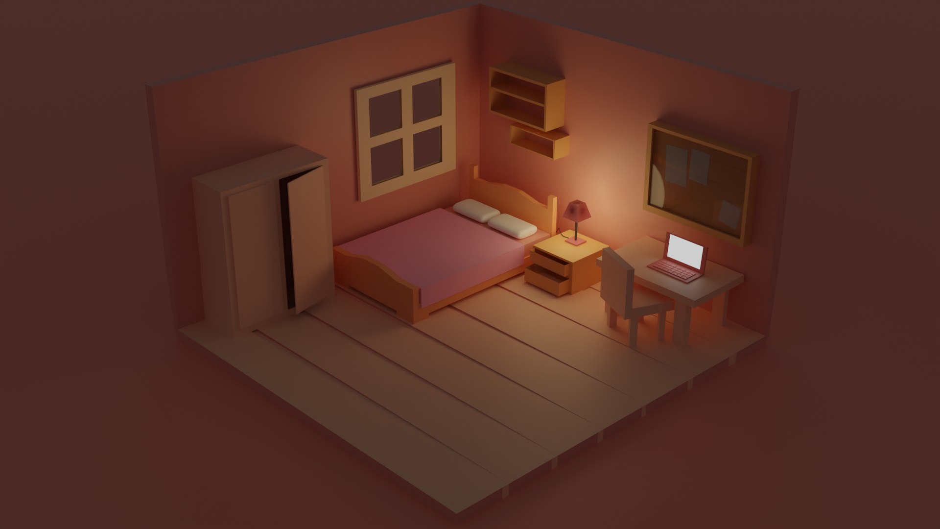 Isometric Room 3D Model - TurboSquid 2090008