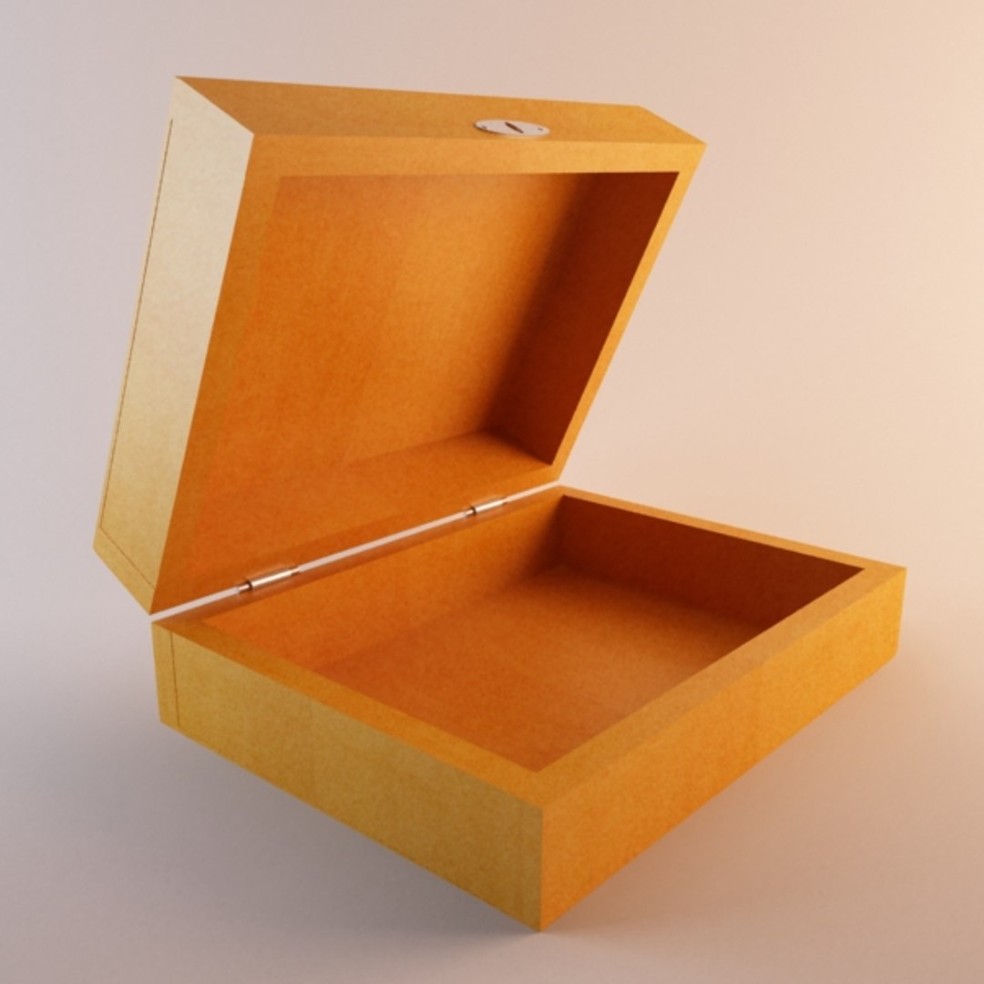 wood box 3d model