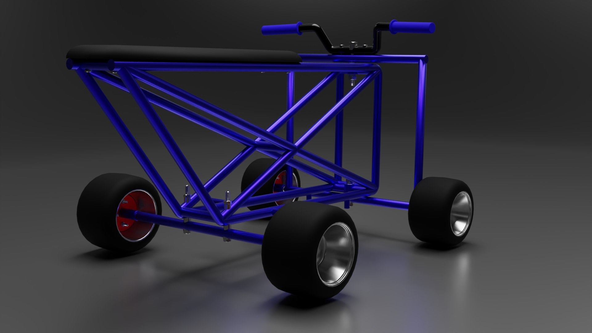3D Model Quad Bike Cart - TurboSquid 2013398