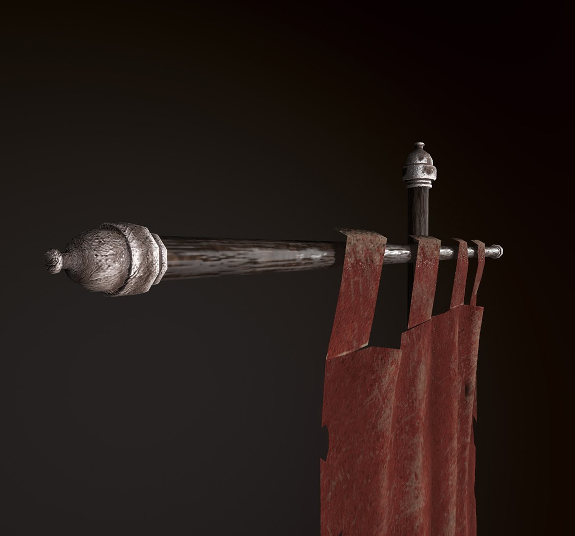 Ancient Flag Model - TurboSquid 1658126