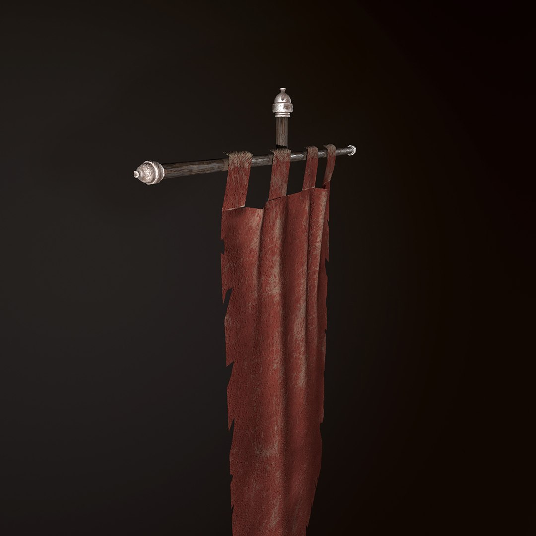 Ancient Flag Model - TurboSquid 1658126