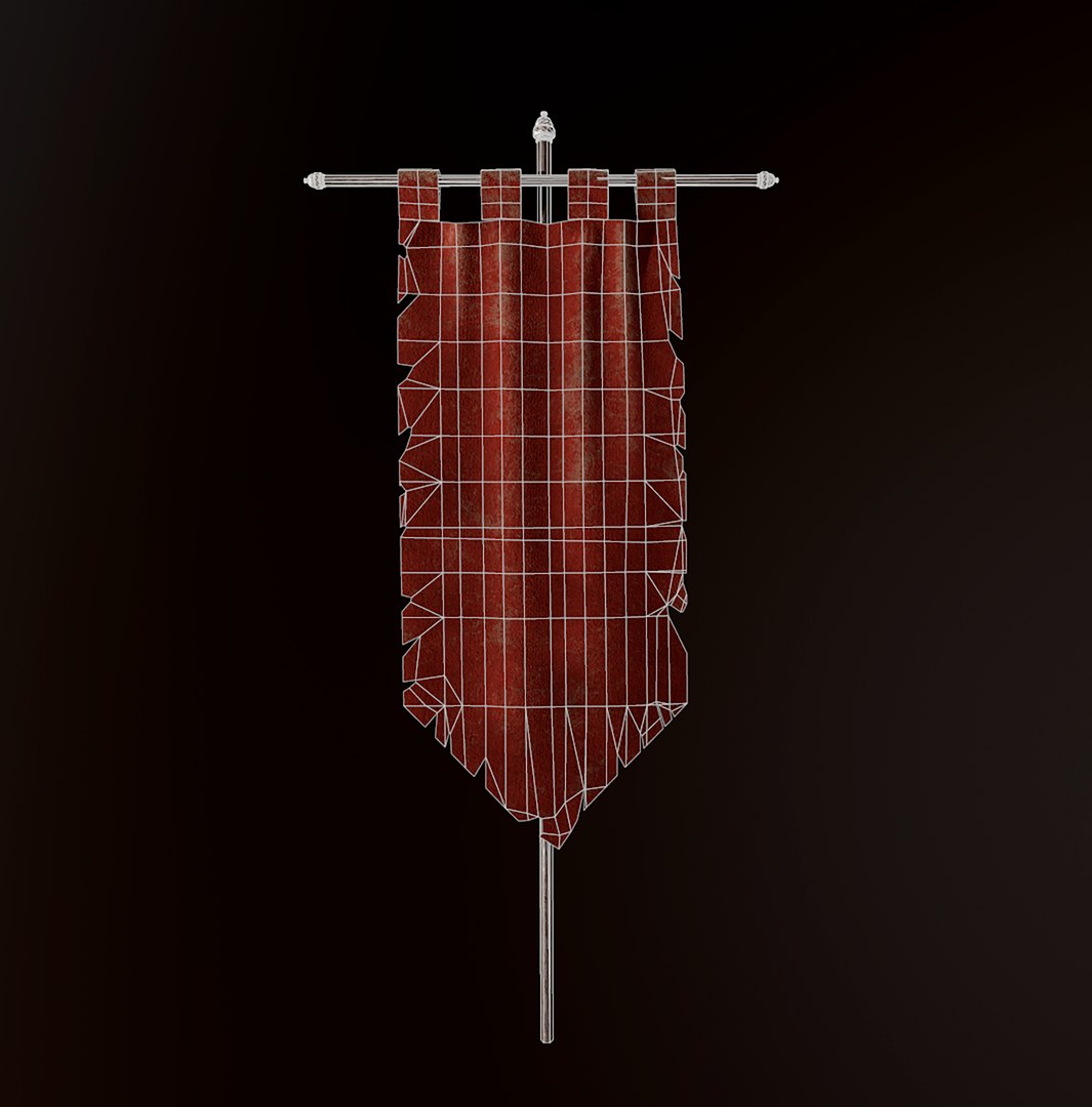 Ancient Flag Model - TurboSquid 1658126
