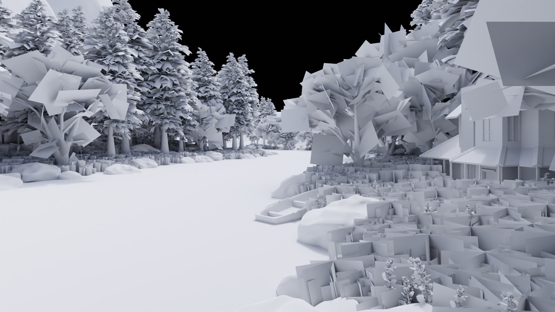 3D House Scene - TurboSquid 1659388