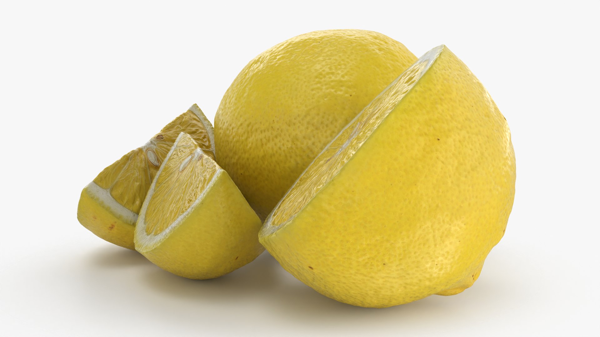 3D Lemons 4 - TurboSquid 2415294