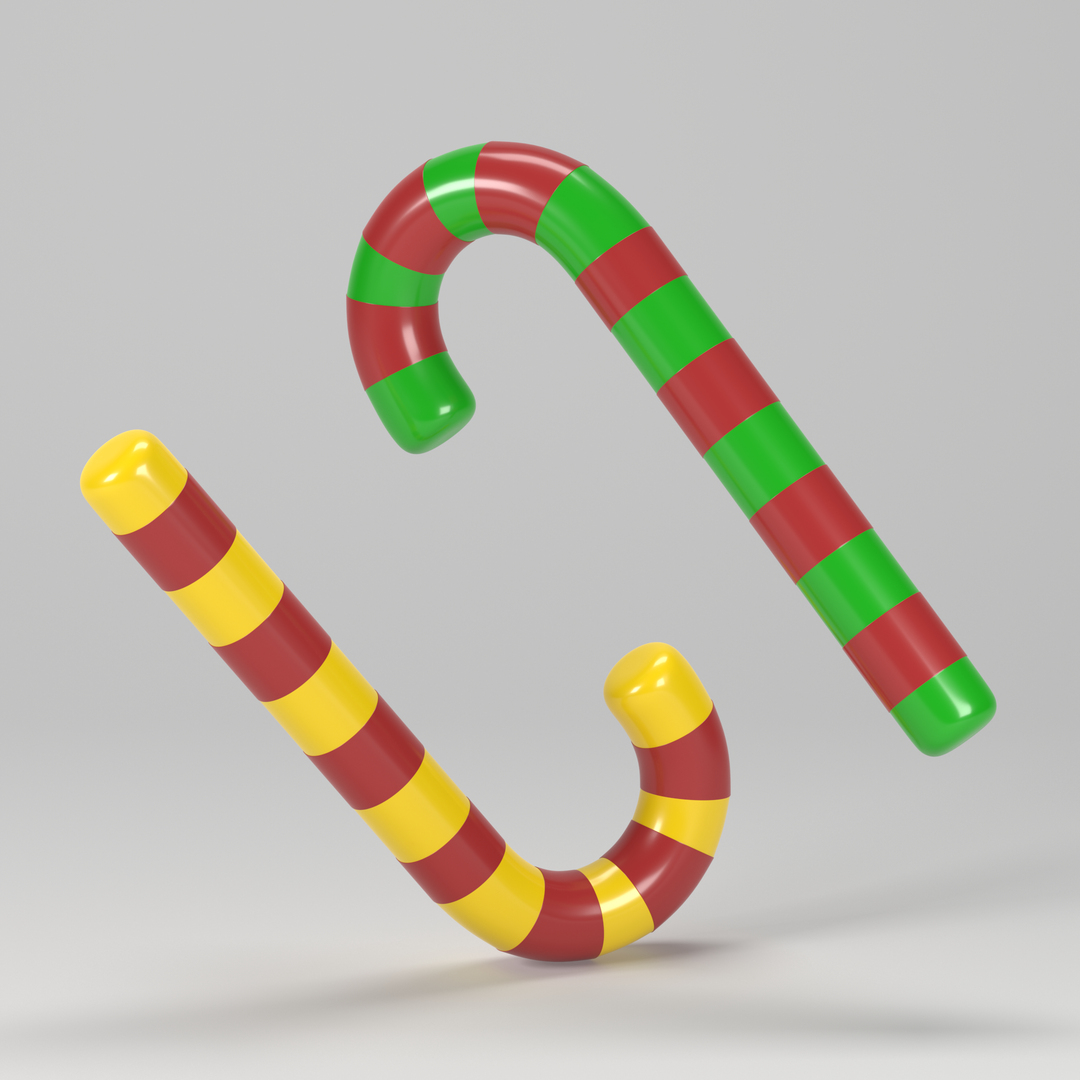 3D Christmas Candy - TurboSquid 2173580