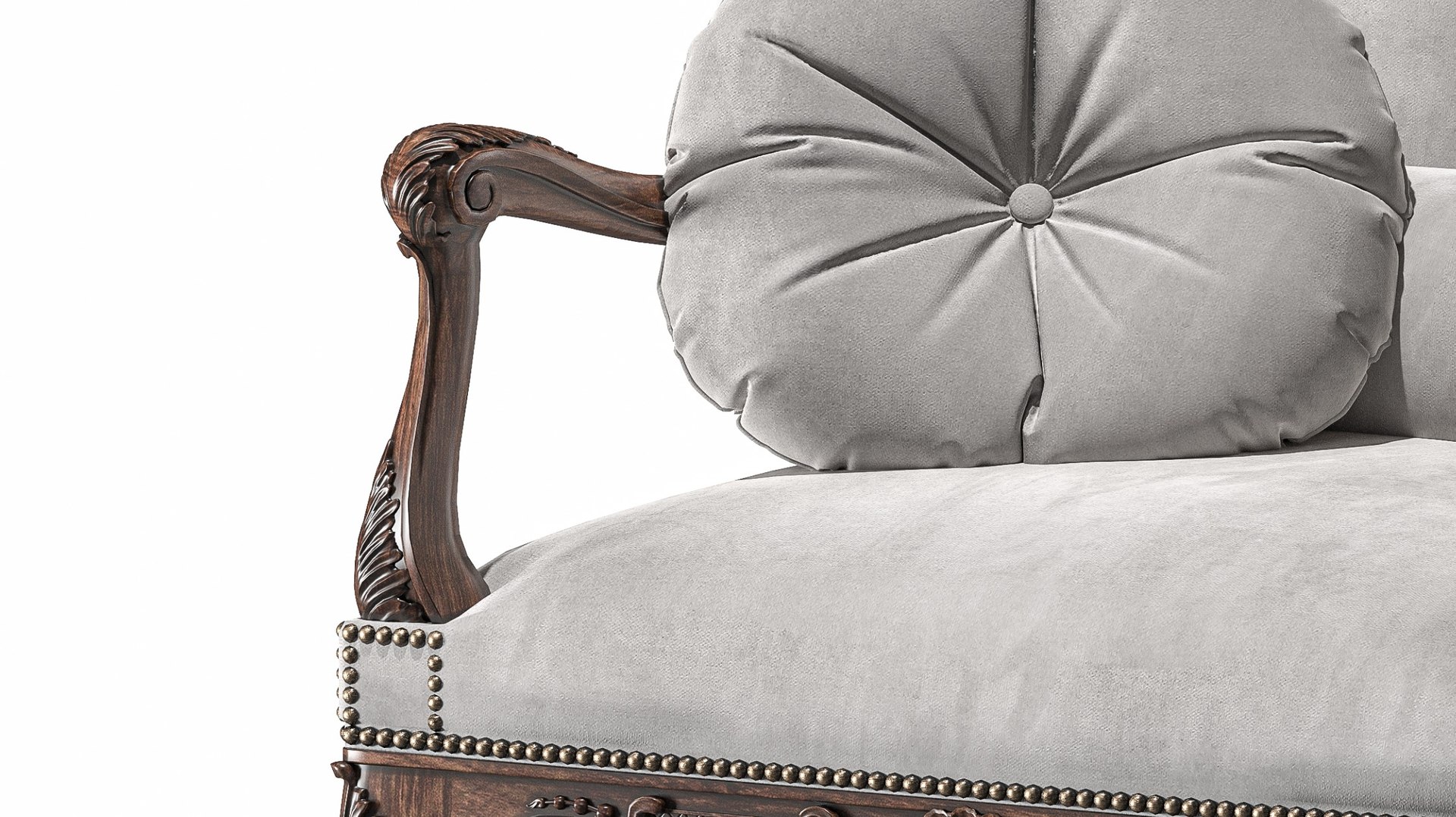 3D Firstdibs Louis Armchair 2347 - TurboSquid 2254662