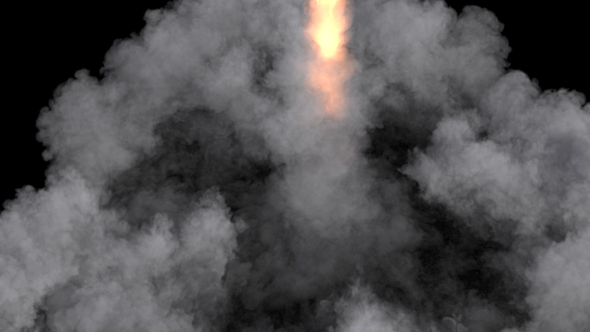 3D Space Shuttle Launch Smoke VDB 2 Model - TurboSquid 1790793