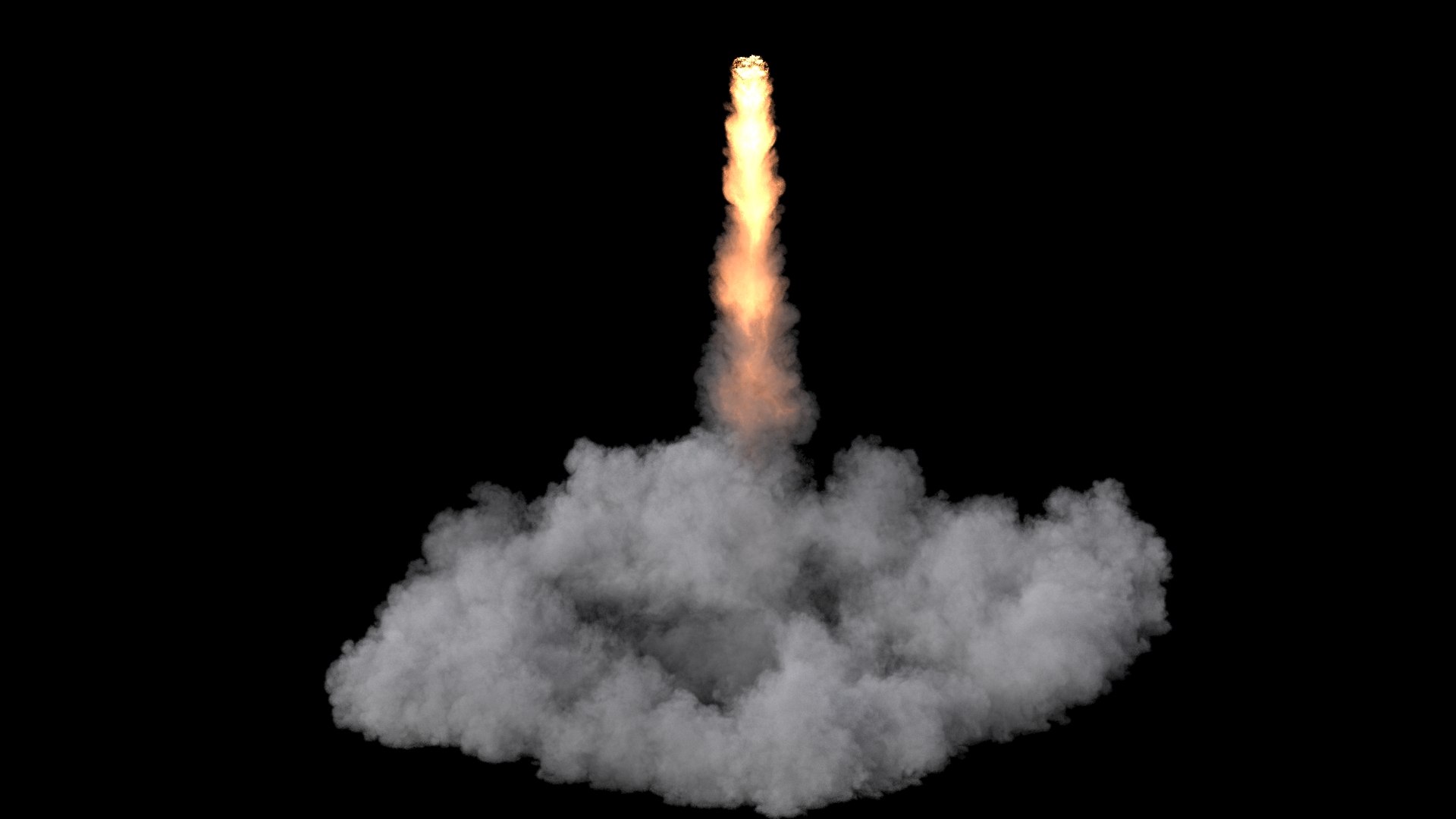 3D Space Shuttle Launch Smoke VDB 2 Model - TurboSquid 1790793