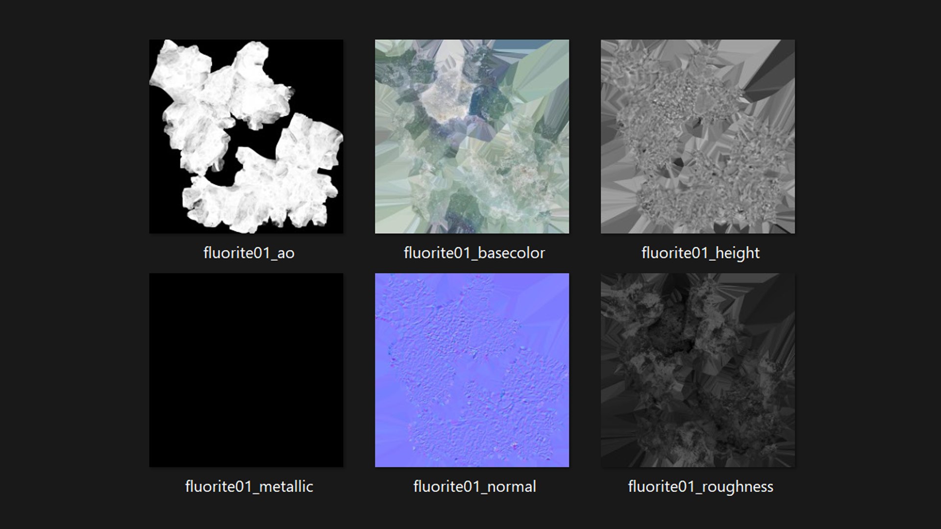 3D Fluorite 01 - TurboSquid 2415346