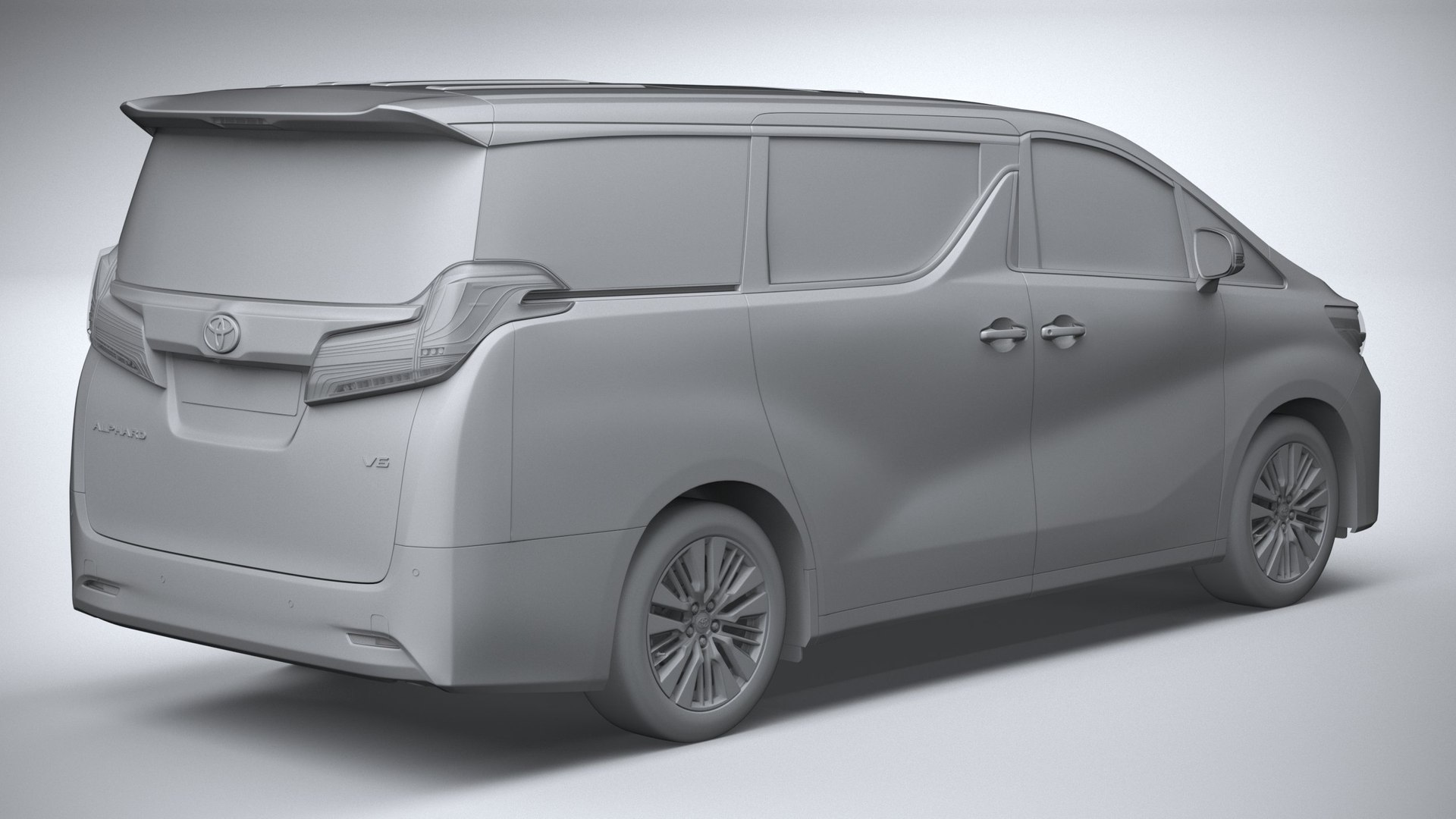 Toyota Alphard Base 2023 3D - TurboSquid 2022454