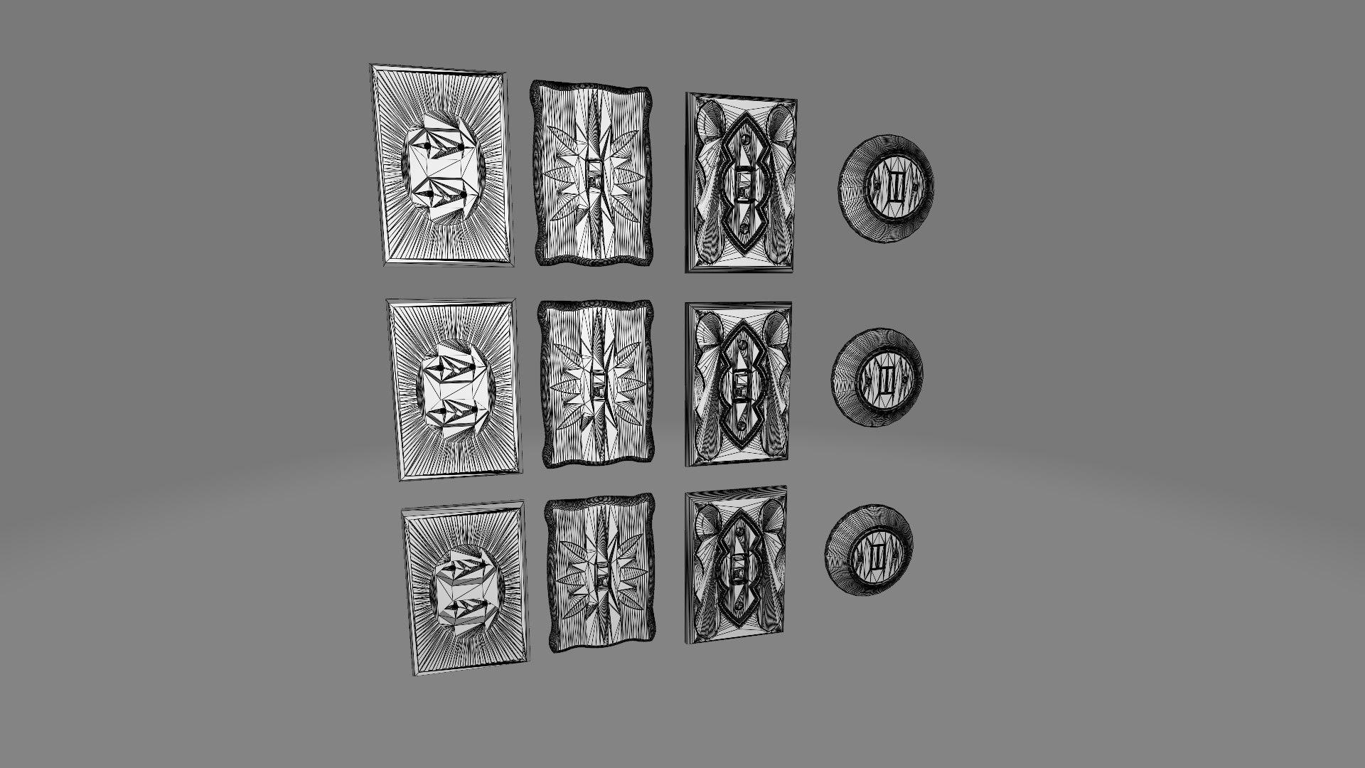 Vintage Switches - Interruptores Model - TurboSquid 2334490