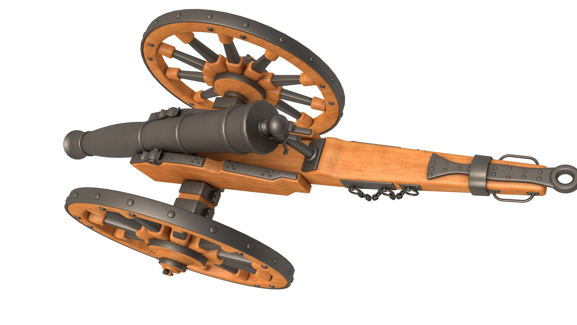 Field Cannon Model - TurboSquid 2014090