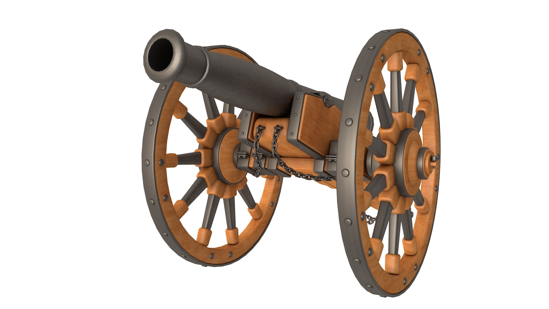 Field Cannon Model - TurboSquid 2014090
