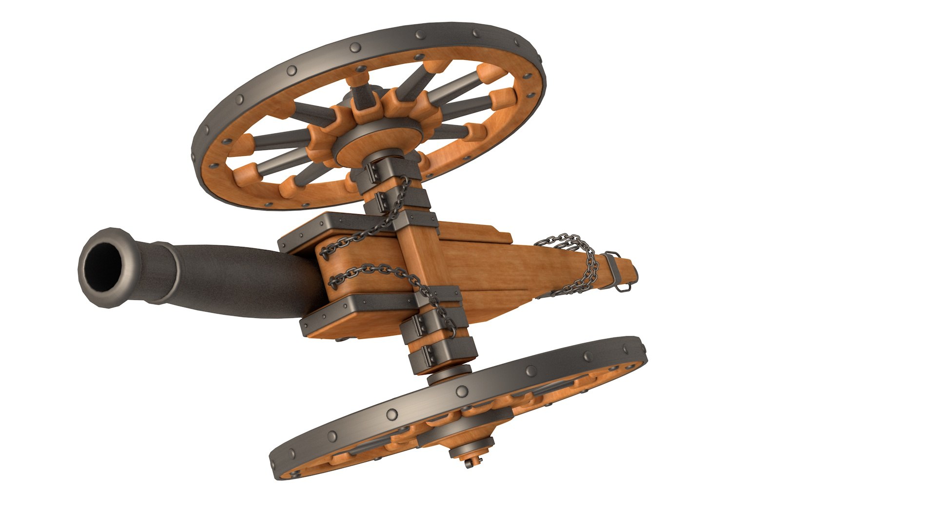 Field Cannon Model - TurboSquid 2014090