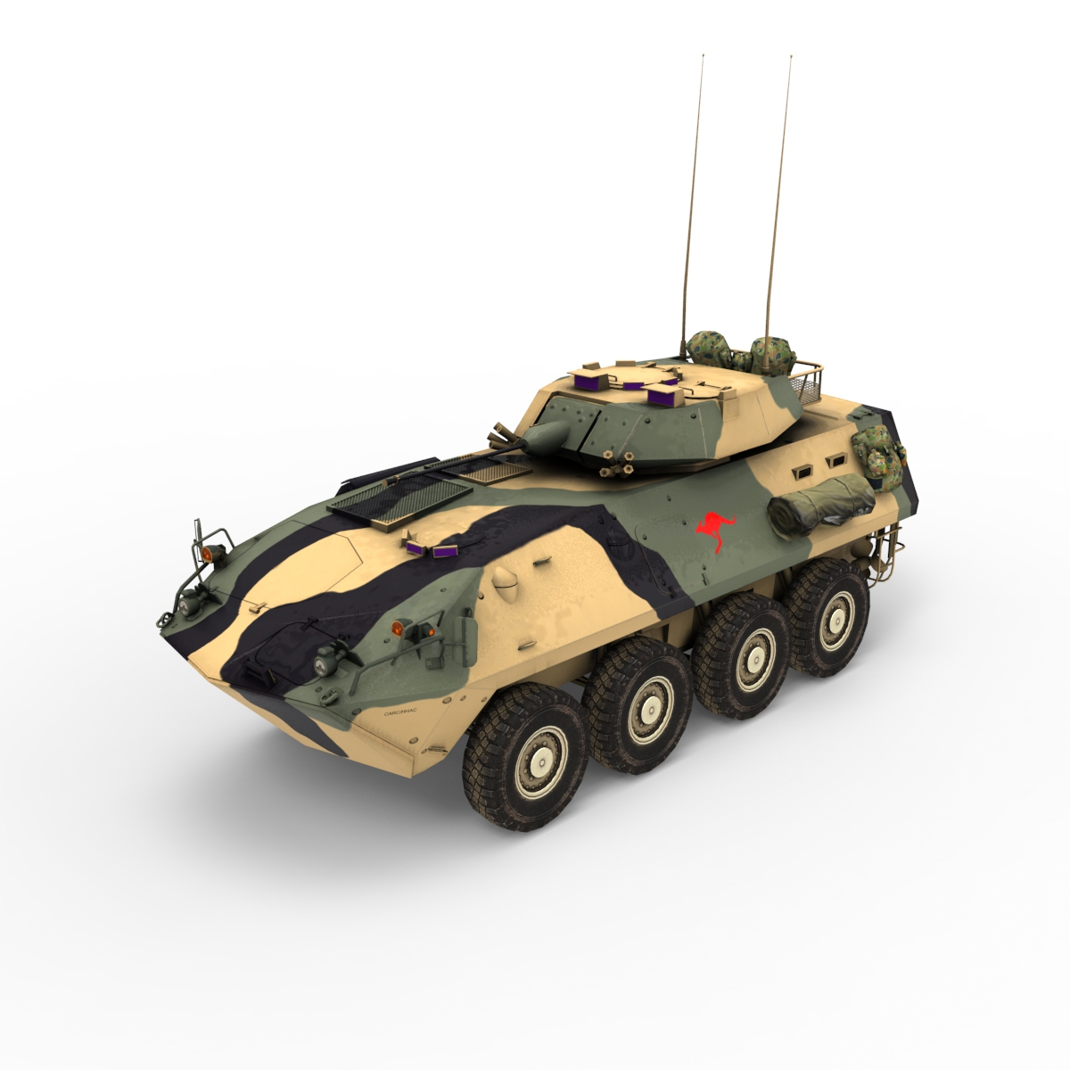 3d model of australian army vehicles
