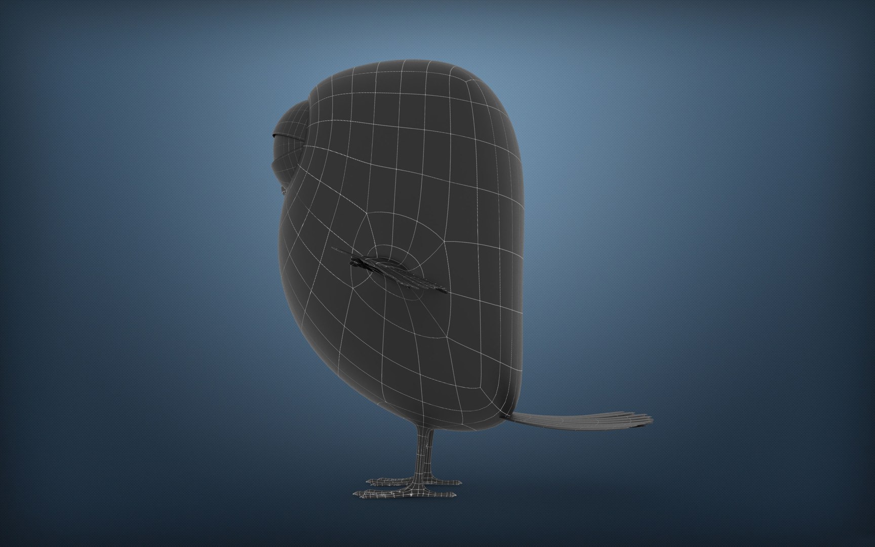 3D Model Cute Bird - TurboSquid 1404670