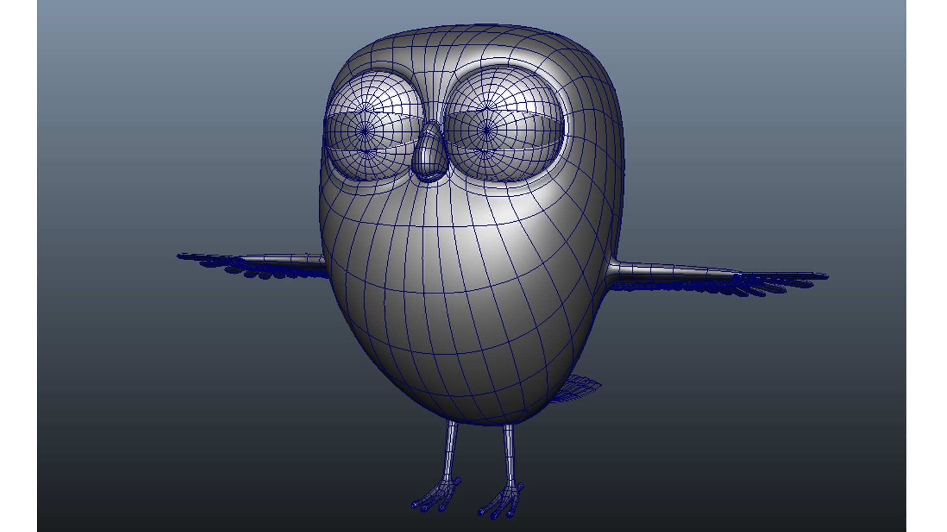3D Model Cute Bird - TurboSquid 1404670