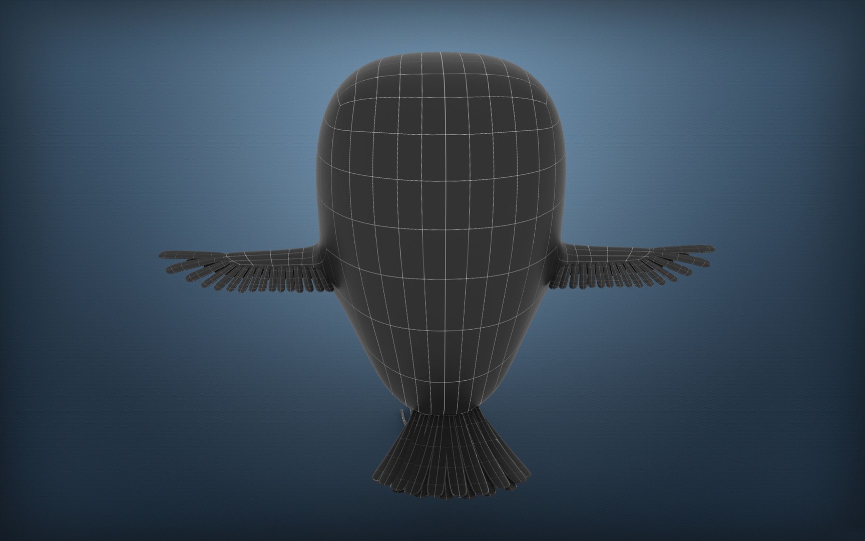 3D Model Cute Bird - TurboSquid 1404670
