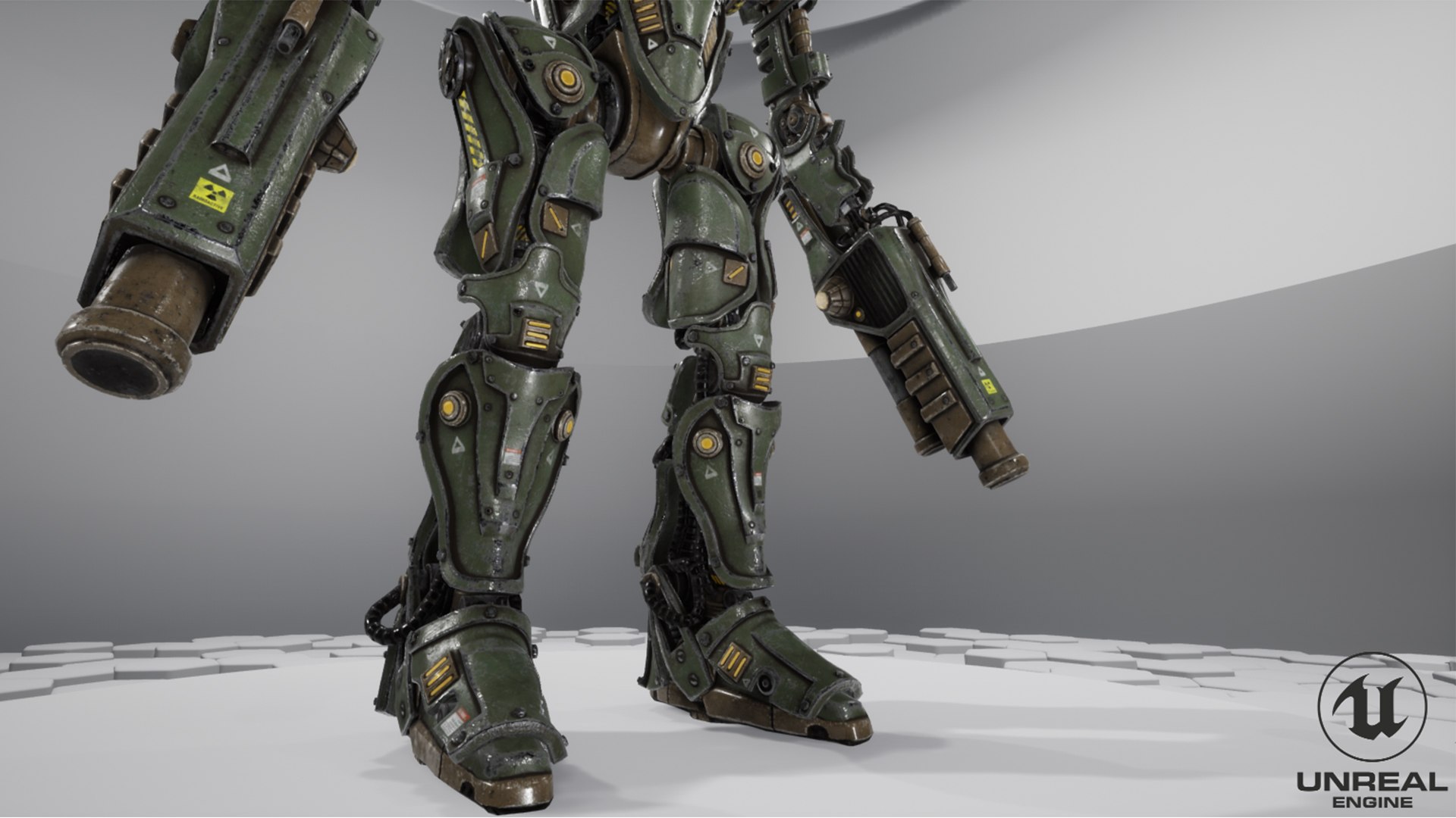 3D military mech 02 kitbash - TurboSquid 1632003