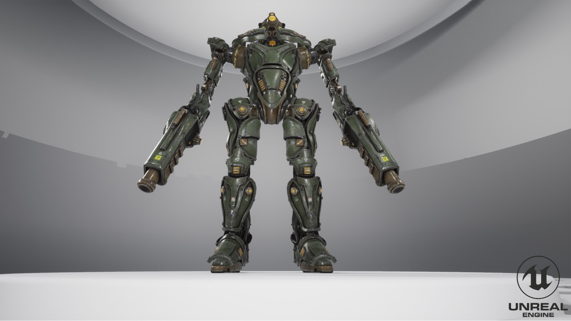 3D military mech 02 kitbash - TurboSquid 1632003