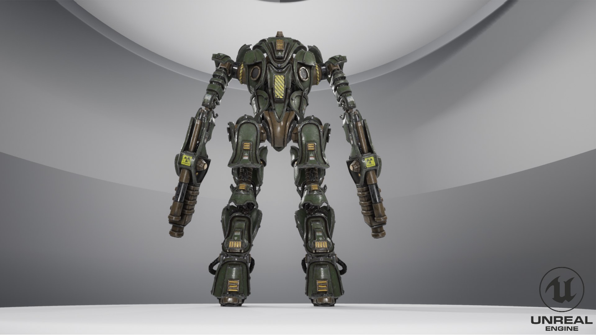 3D military mech 02 kitbash - TurboSquid 1632003