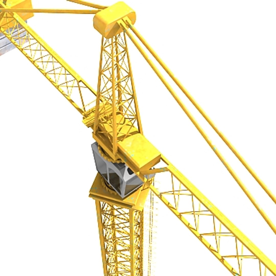Crane Construction 3d Model
