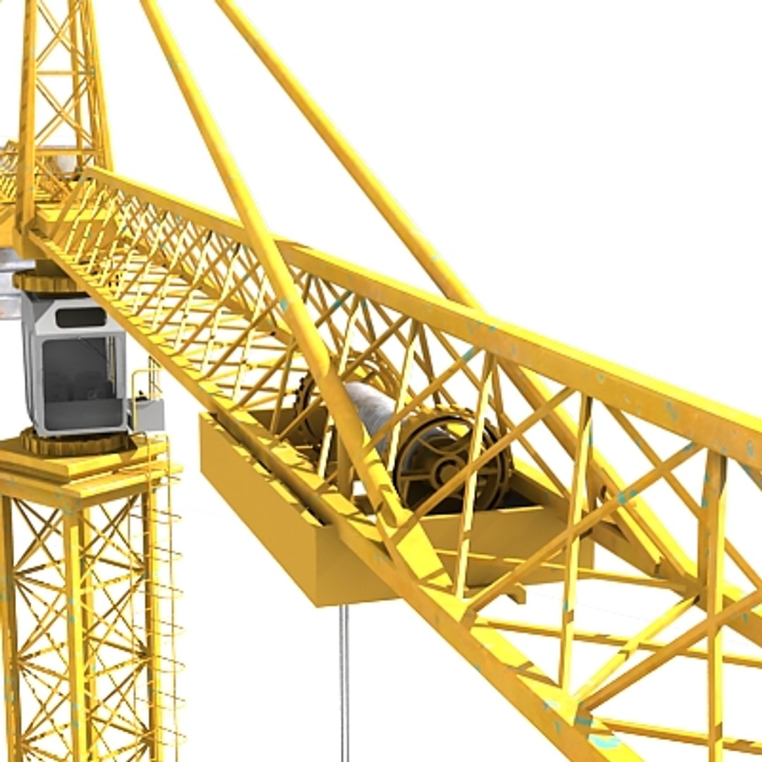 Crane Construction 3d Model