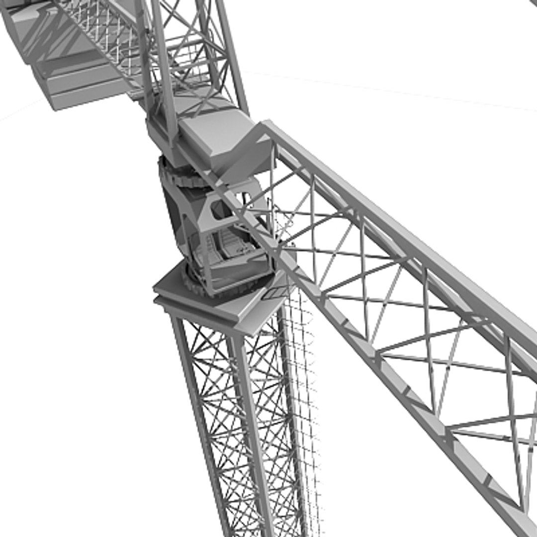 Crane Construction 3d Model