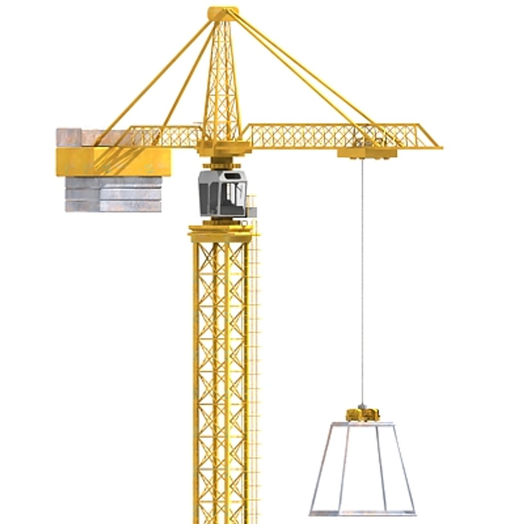 Crane Construction 3d Model