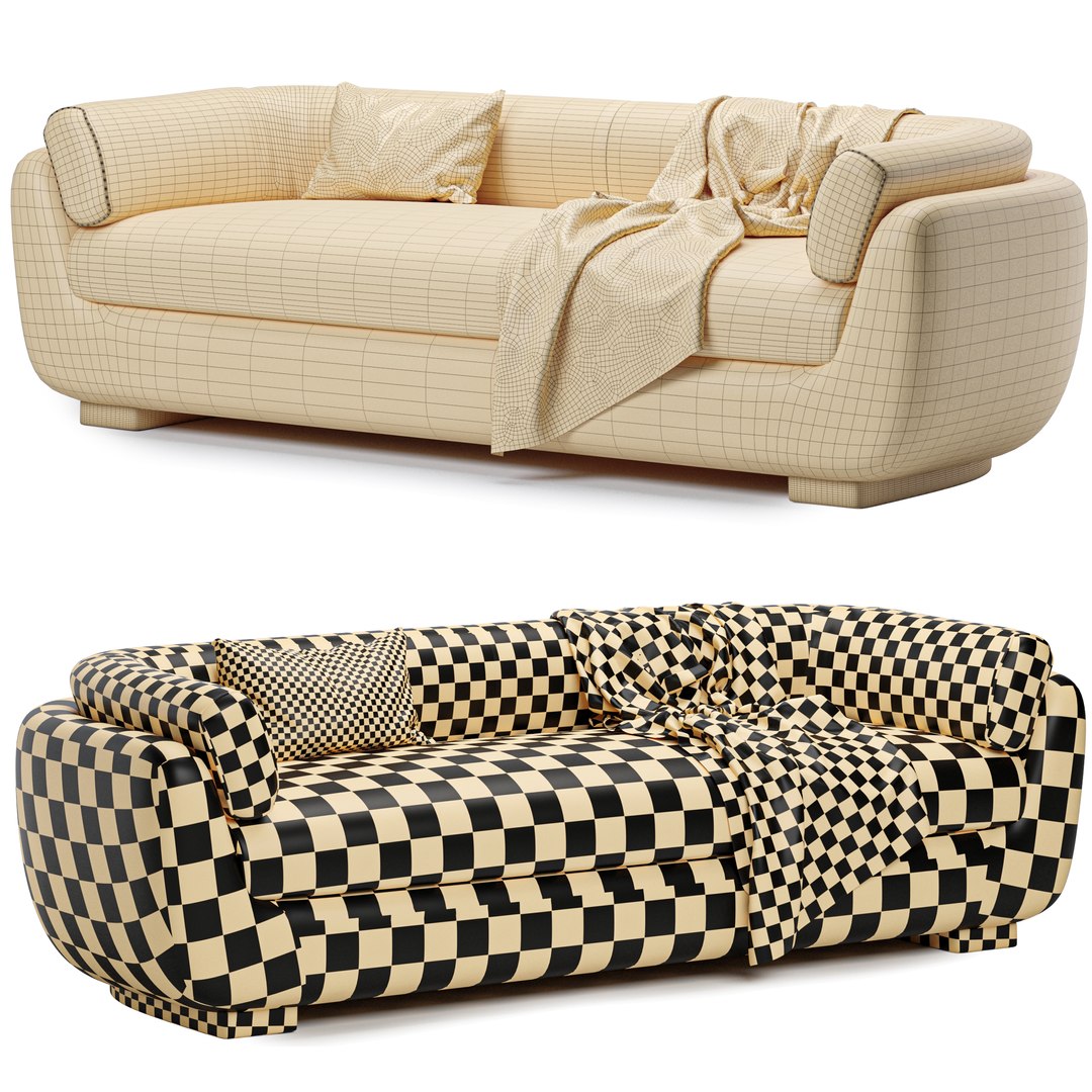 Moro Sofa 3D Model - TurboSquid 2276787