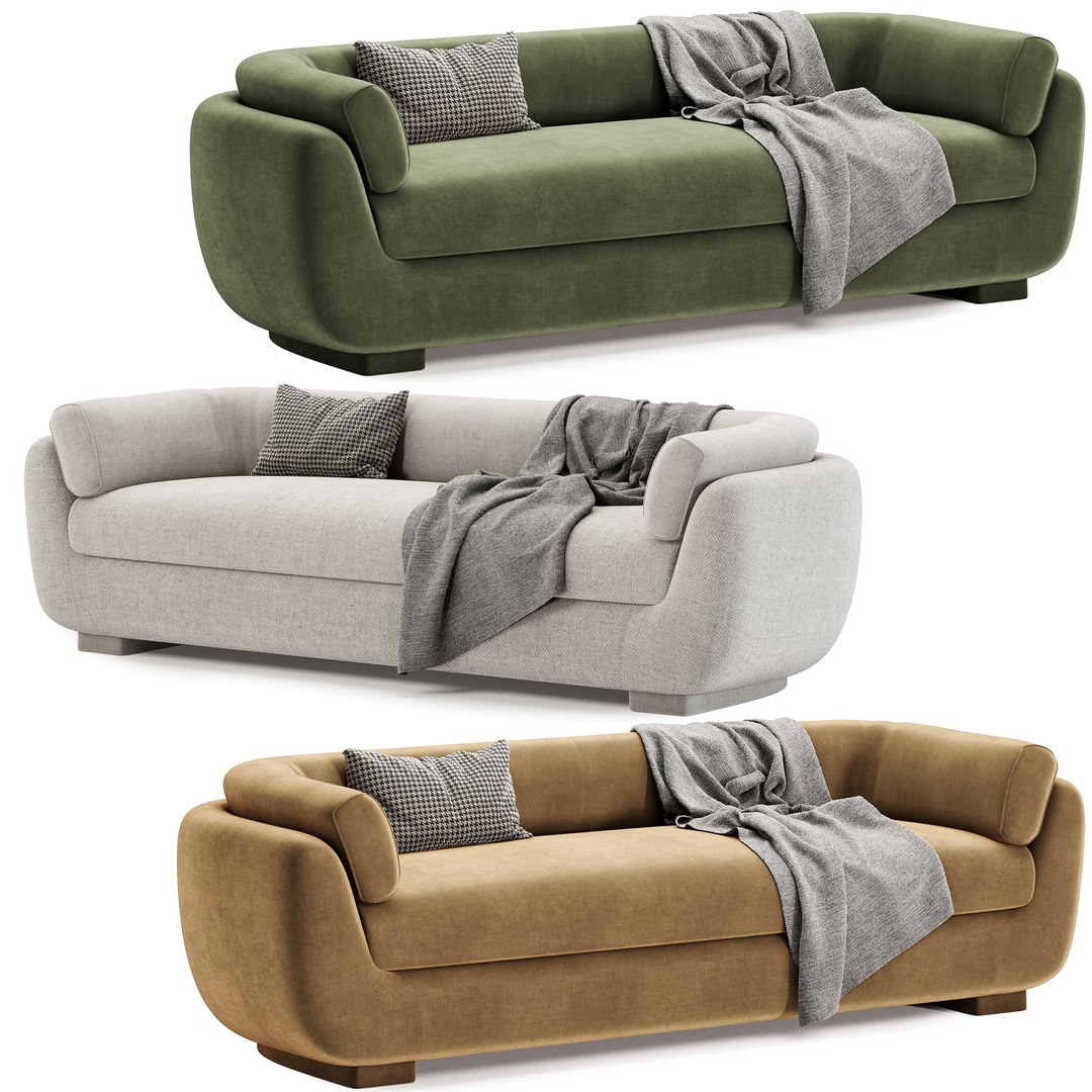Moro Sofa 3D Model - TurboSquid 2276787