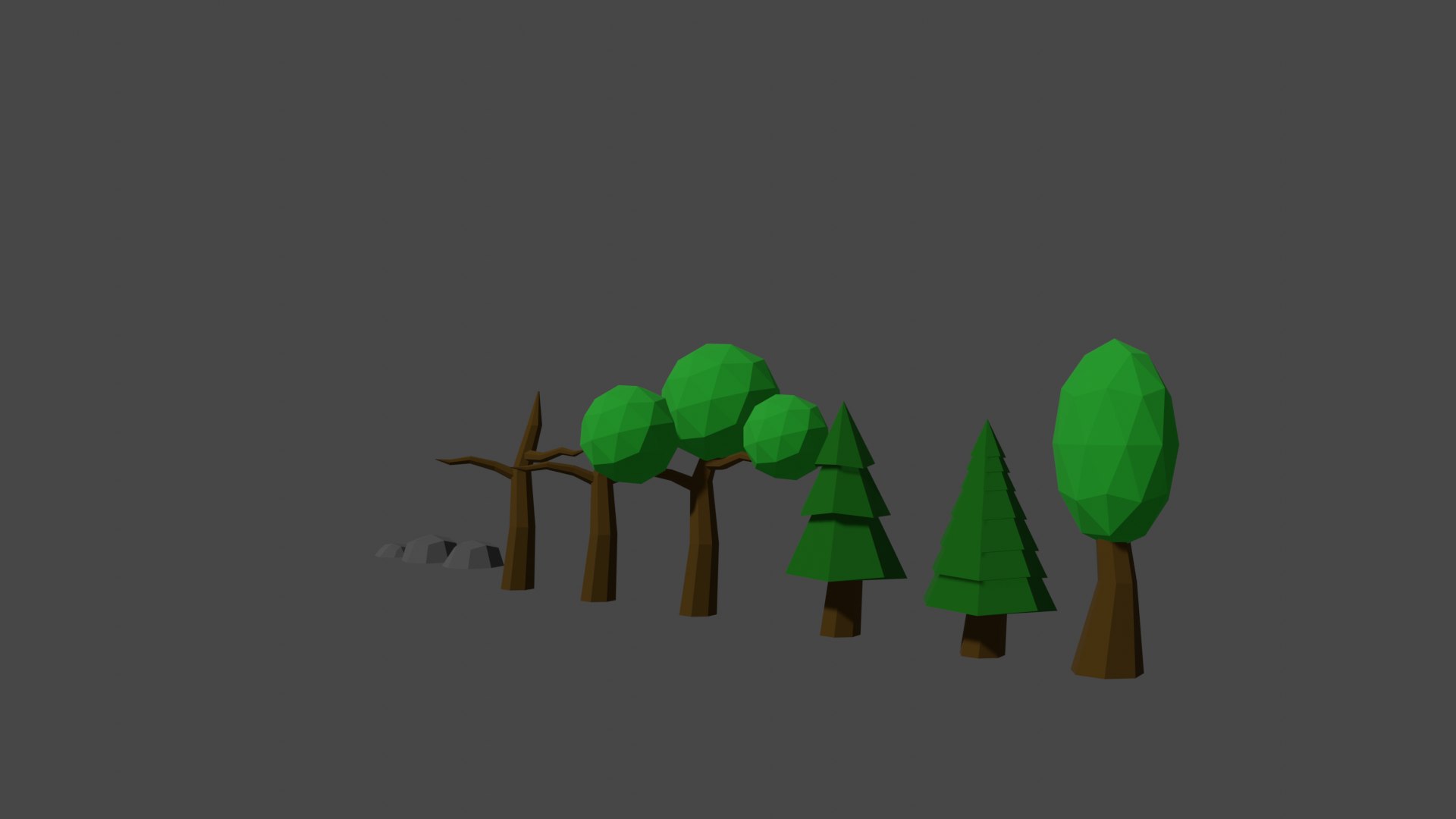 Free 3D Model Low Poly Nature Pack - TurboSquid 2149287