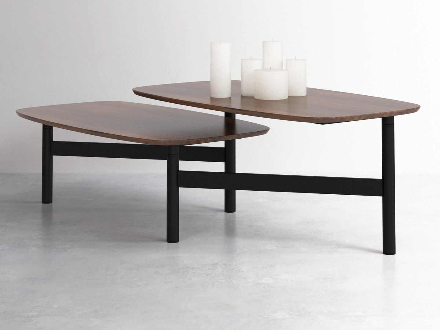 Pantographe coffee tables 3D model - TurboSquid 1308590