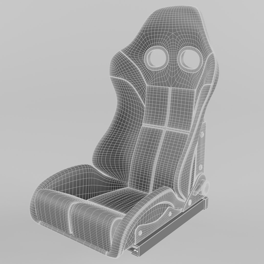 3D Bride Stradia III Reclining Sport Seat - Black - TurboSquid 2026191