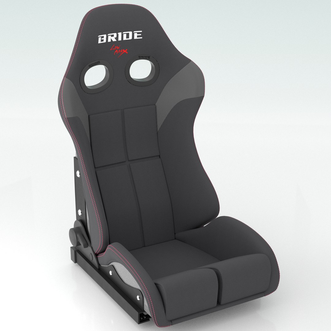 3D Bride Stradia III Reclining Sport Seat - Black - TurboSquid 2026191