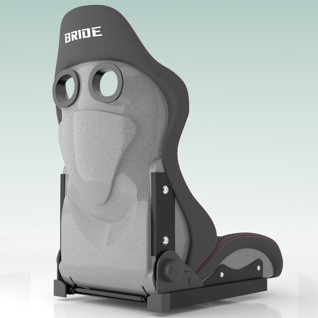 3D Bride Stradia III Reclining Sport Seat - Black - TurboSquid 2026191