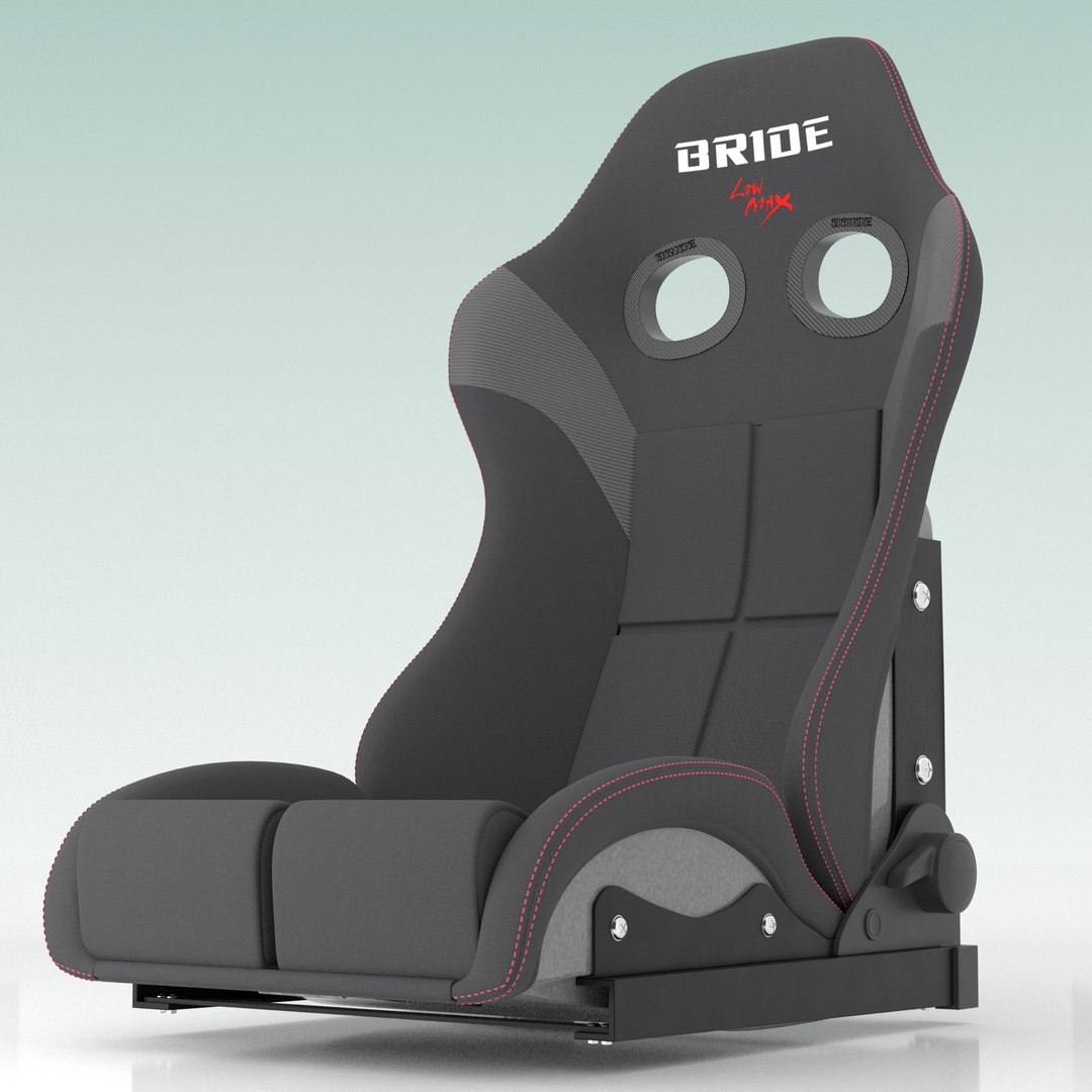 3D Bride Stradia III Reclining Sport Seat - Black - TurboSquid 2026191