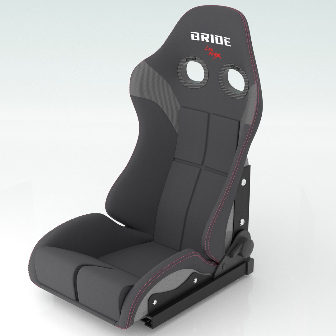 3D Bride Stradia III Reclining Sport Seat - Black - TurboSquid 2026191