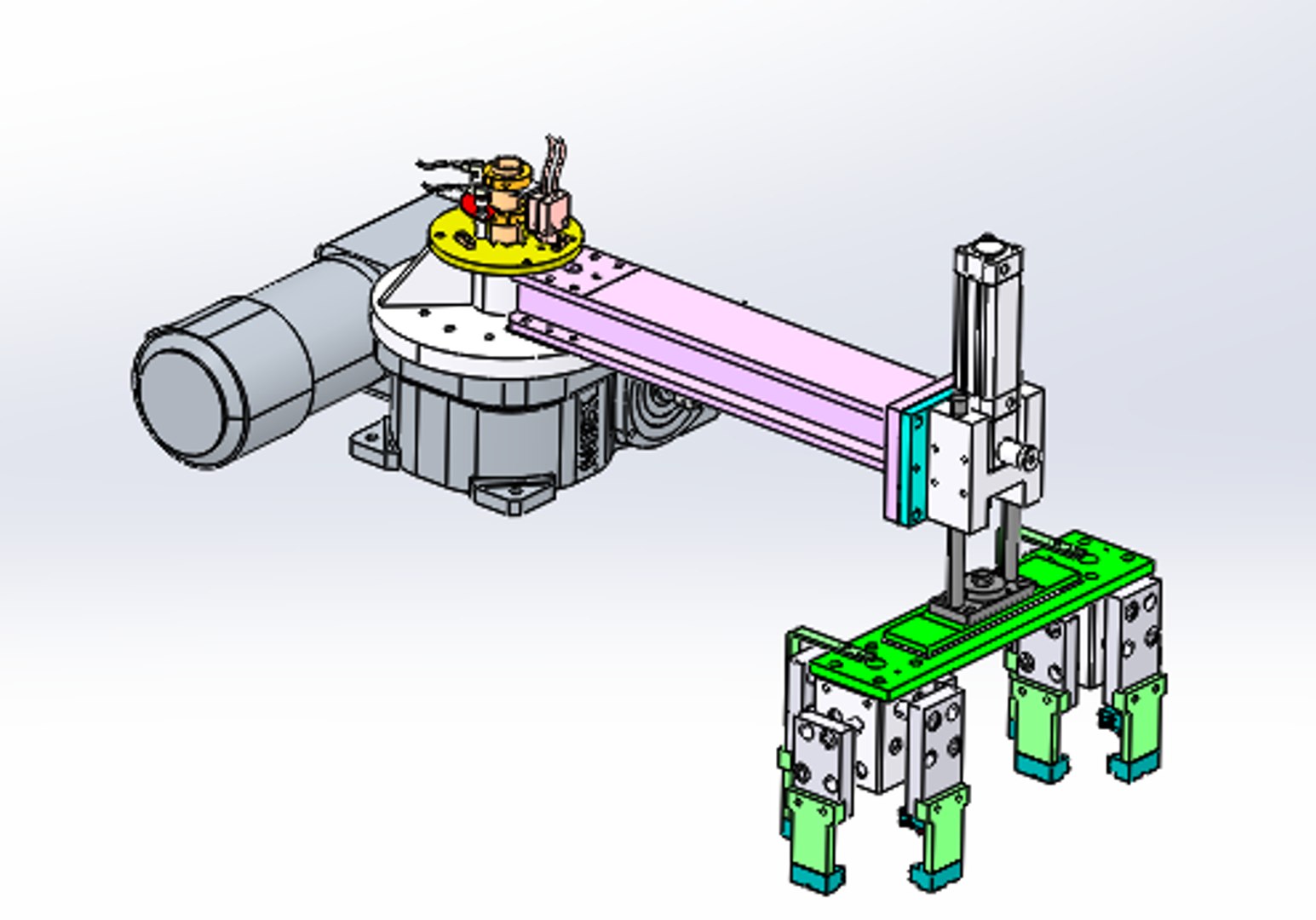 3D Rotating Clamping Mechanism Model - TurboSquid 1226853