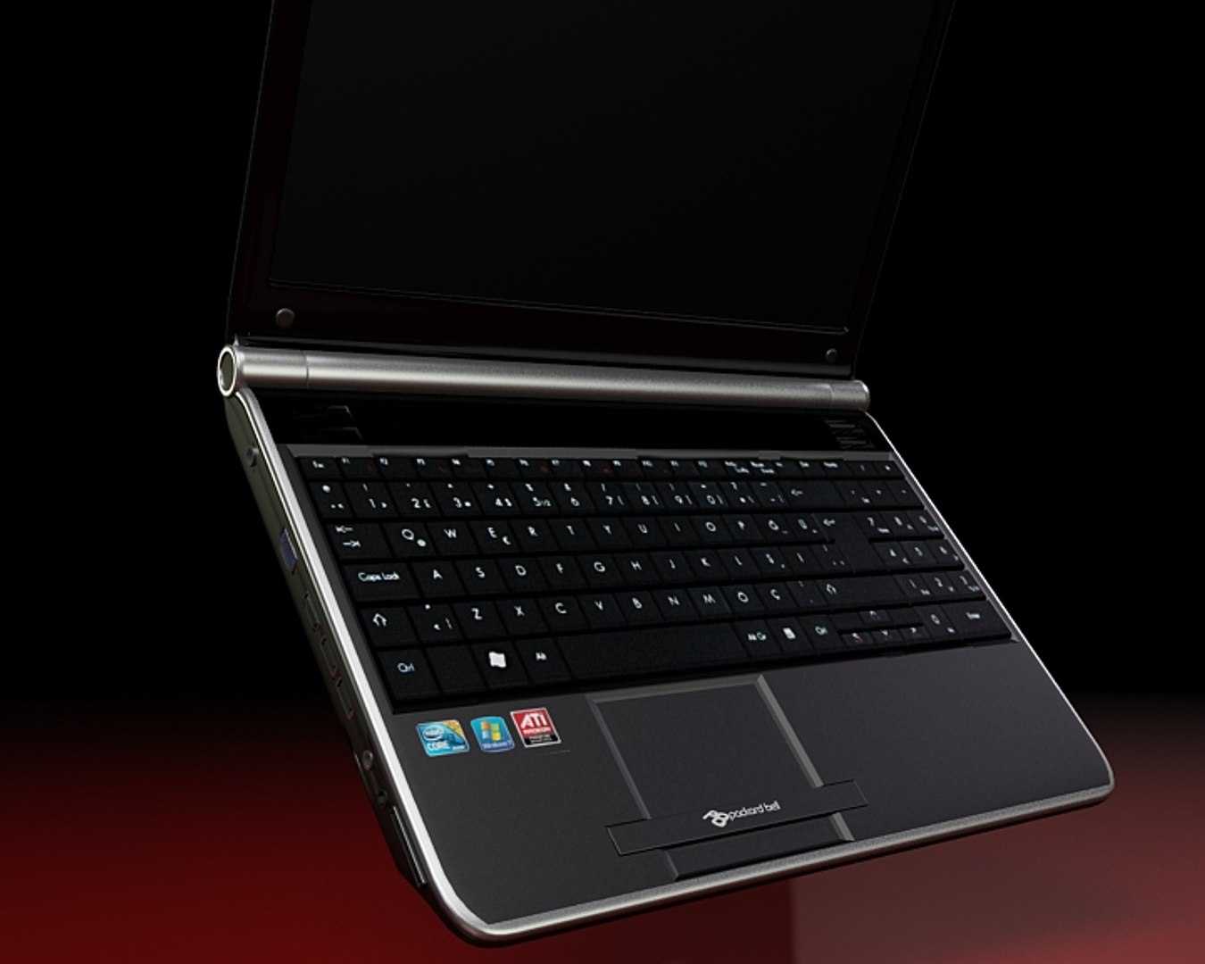 3d model packardbell laptop