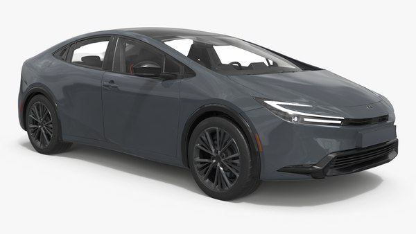 modelo 3d Toyota Prius 2025 Híbrido Gris Simplificado - TurboSquid 2417404